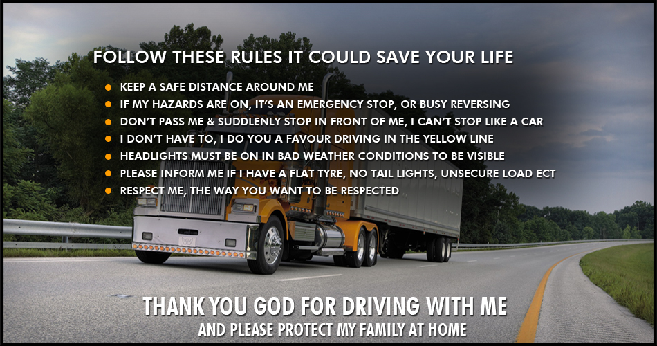 Respect a Trucker welcomes you...